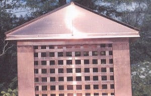 Basket Weave Shroud With Standing Seam Roof