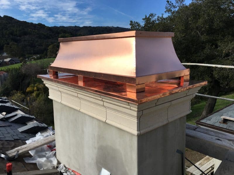 Custom Copper Dormer with Round Window - Kobett Metals