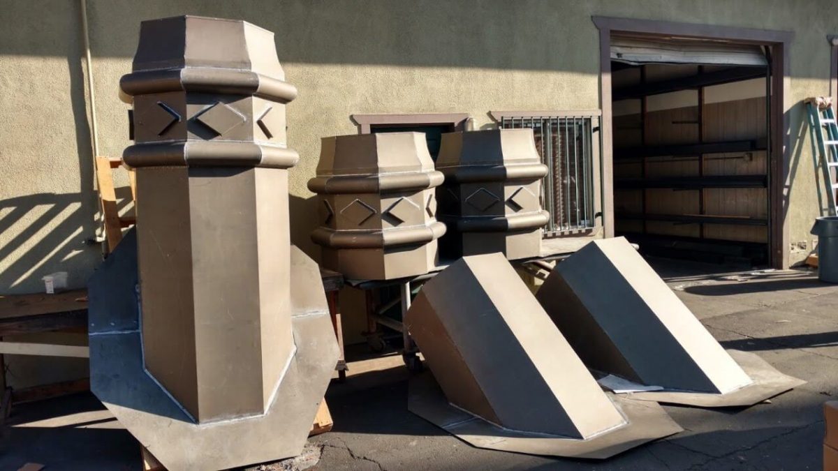 Bonderized Steel Chimney Caps - Kobett Metals